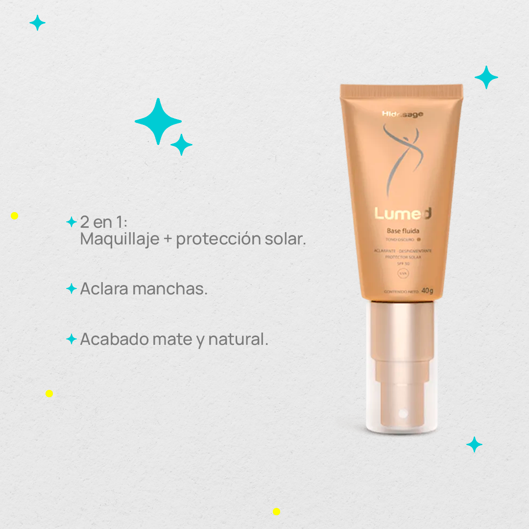 Lumed base fluida - tono oscuro - Tienda de la Piel